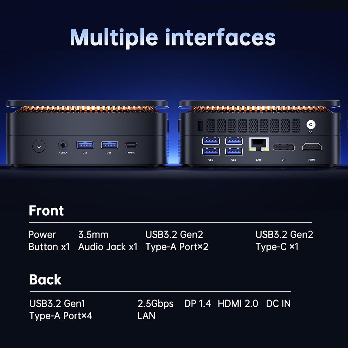 KAMRUI Pinova P1 Mini PC, W-11 Pro AMD Ryzen 4300U(Beat 3500U/N150/N95 ...