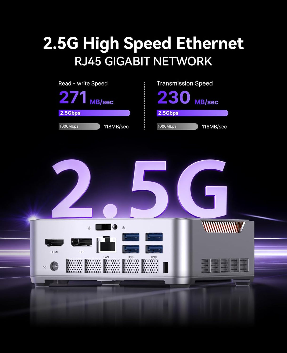 KAMRUI Hyper H2 Mini Gaming PC, powered by an Intel Core i7-13620H pro ...