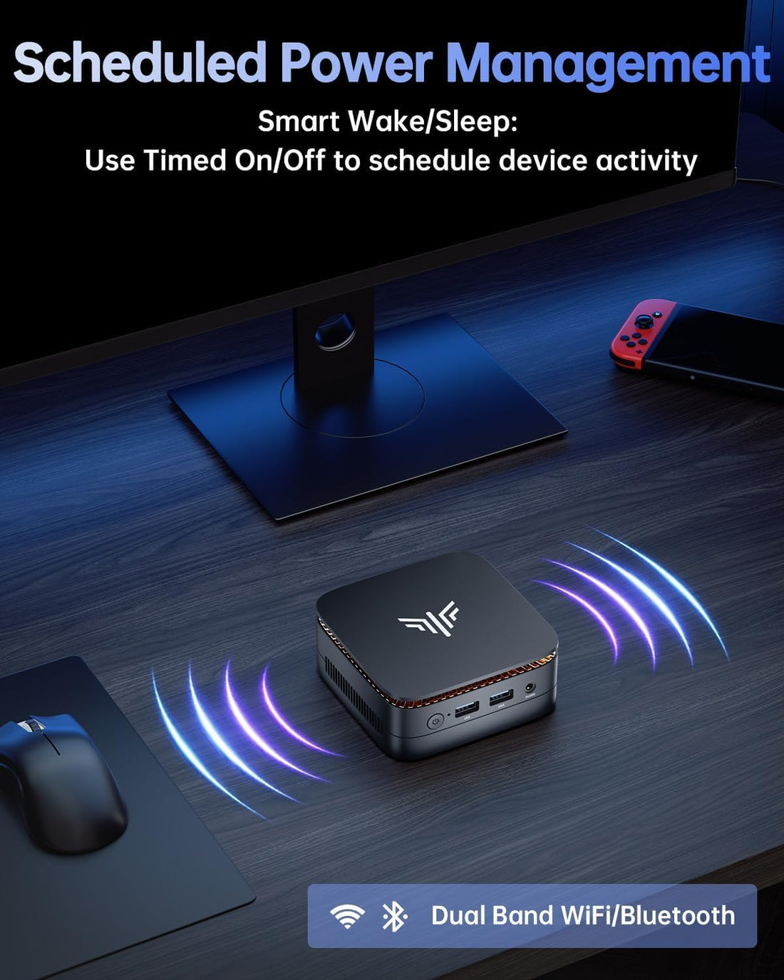 KAMRUI Pinova P1 Mini PC, W-11 Pro AMD Ryzen 4300U(Beat 3500U/N150/N95 ...